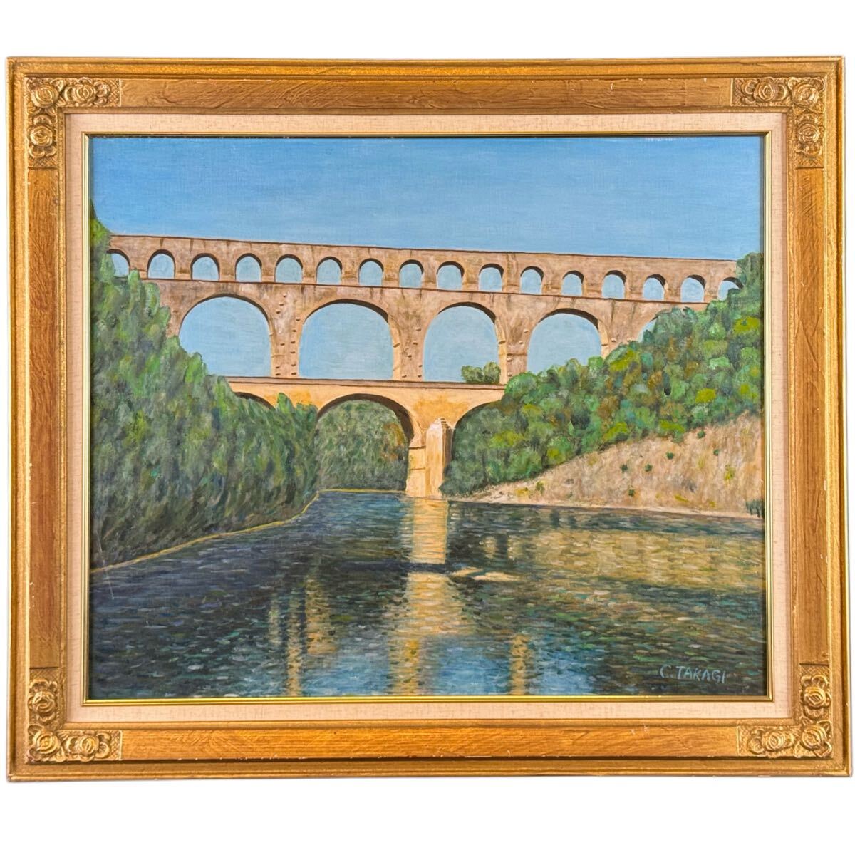 Yahoo!オークション - 【真作】作者不詳 C.TAKAGI 高木 「フランス・ボ...