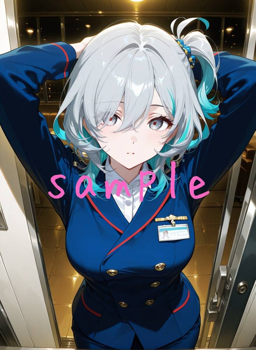 Yahoo!オークション - a7190【限定1点物】 A4ポスター 美女 清楚 イラ...