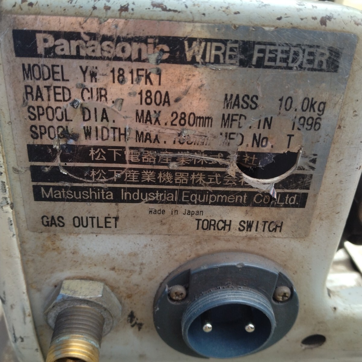 Yahoo!オークション - Panasonic/パナソニック 半自動溶接機 Pana-Auto...