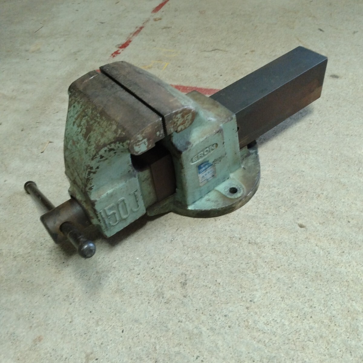 Yahoo!オークション - ナベヤ ERON 150J ダクタイルバイス 万力 重さ29...