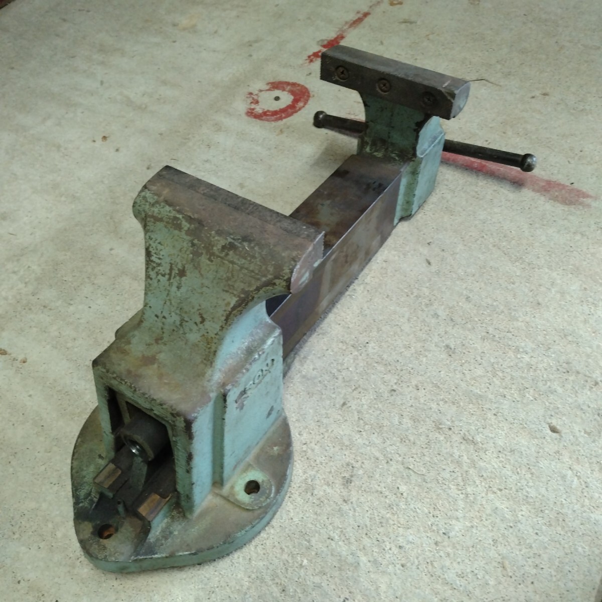 Yahoo!オークション - ナベヤ ERON 150J ダクタイルバイス 万力 重さ29...