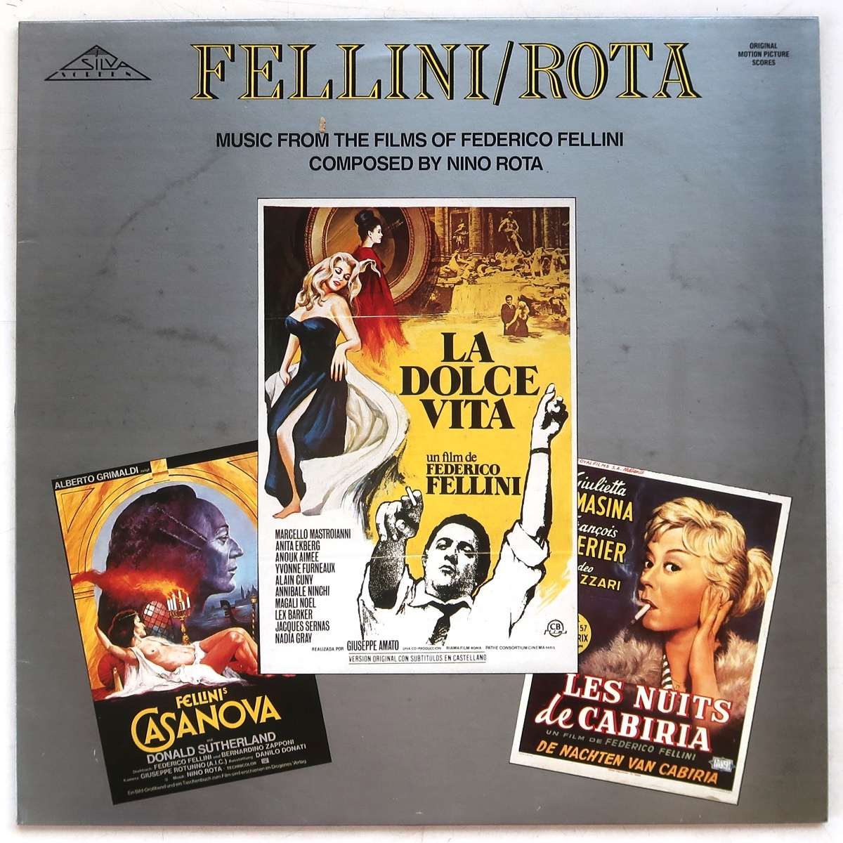 Yahoo!オークション - LP NINO ROTA FELLINI / ROTA SILVA FILM 004 英...