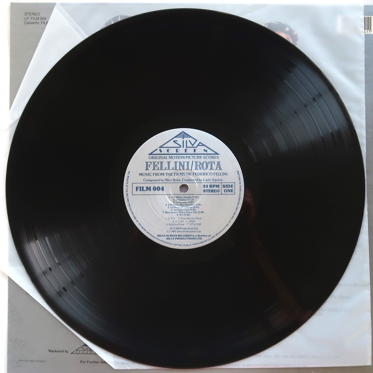 Yahoo!オークション - LP NINO ROTA FELLINI / ROTA SILVA FILM 004 英...