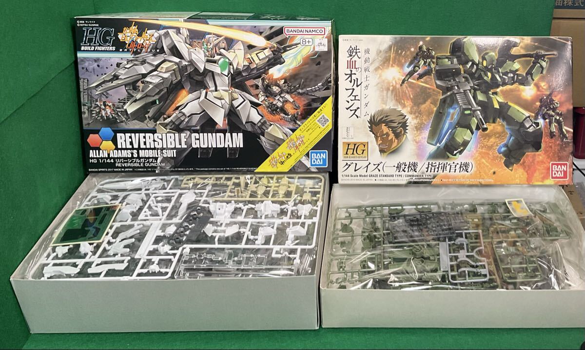 【樂淘letao】日本代購代標第一品牌－HG 7個セット! TR-6 バーザムII (A.O.Z RE-BOOT版) プレミアムバンダイ限定、リバーシブルガンダム、ストライカージンクス、他おまけ
