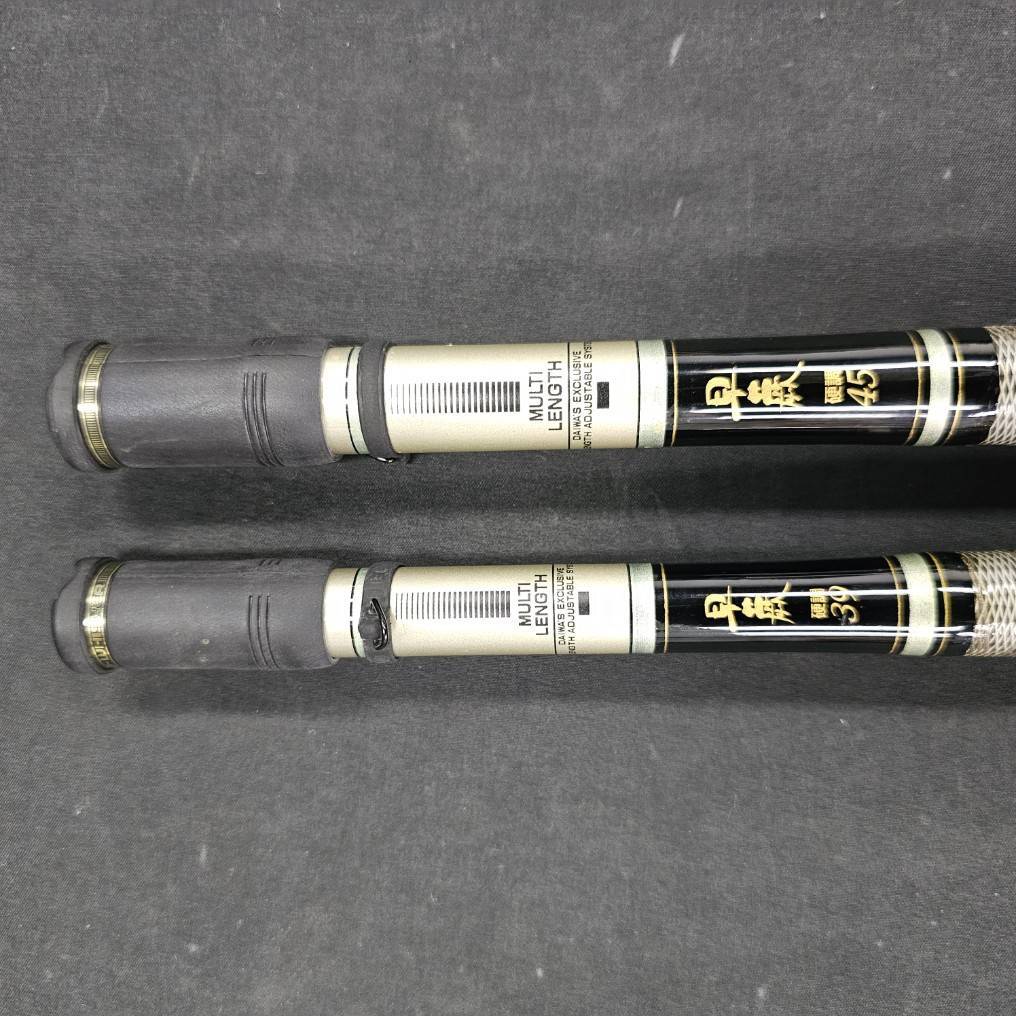 【樂淘letao】日本代購代標第一品牌－25国/A066281-8/SK4000/D122-407/釣り竿 2点まとめ Daiwa ダイワ 早蕨（さわらび） 硬調 39/45 袋付き 釣り具 ...