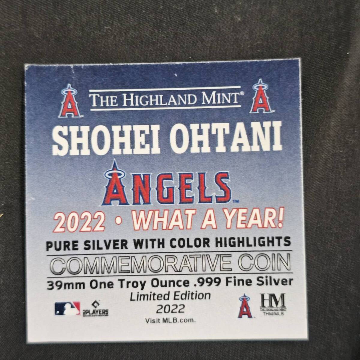 【樂淘letao】日本代購代標第一品牌－25駅/A000462-4/KK8000/D121-430/メダル 2022年 ANGELS 大谷翔平 二刀流新記録記念メダル 純銀 ケース付き