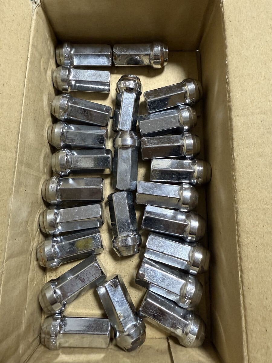 Yahoo!オークション - メッキロングナット 12×1.25 ハイエース キャラ...