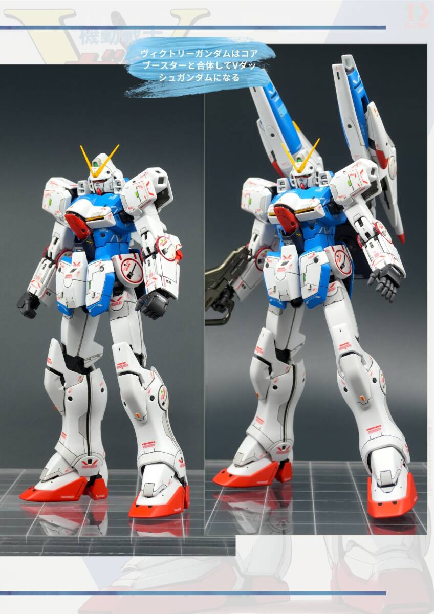 【樂淘letao】日本代購代標第一品牌－MG Vガンダム Ver.Ka |追加装備コアブースター | V Gundam + Core Booster |改修塗装済み完成品