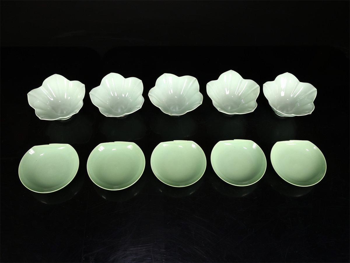 Yahoo!オークション - 【吉】CM571 帝室技芸員 【三代 清風与平】 青磁...