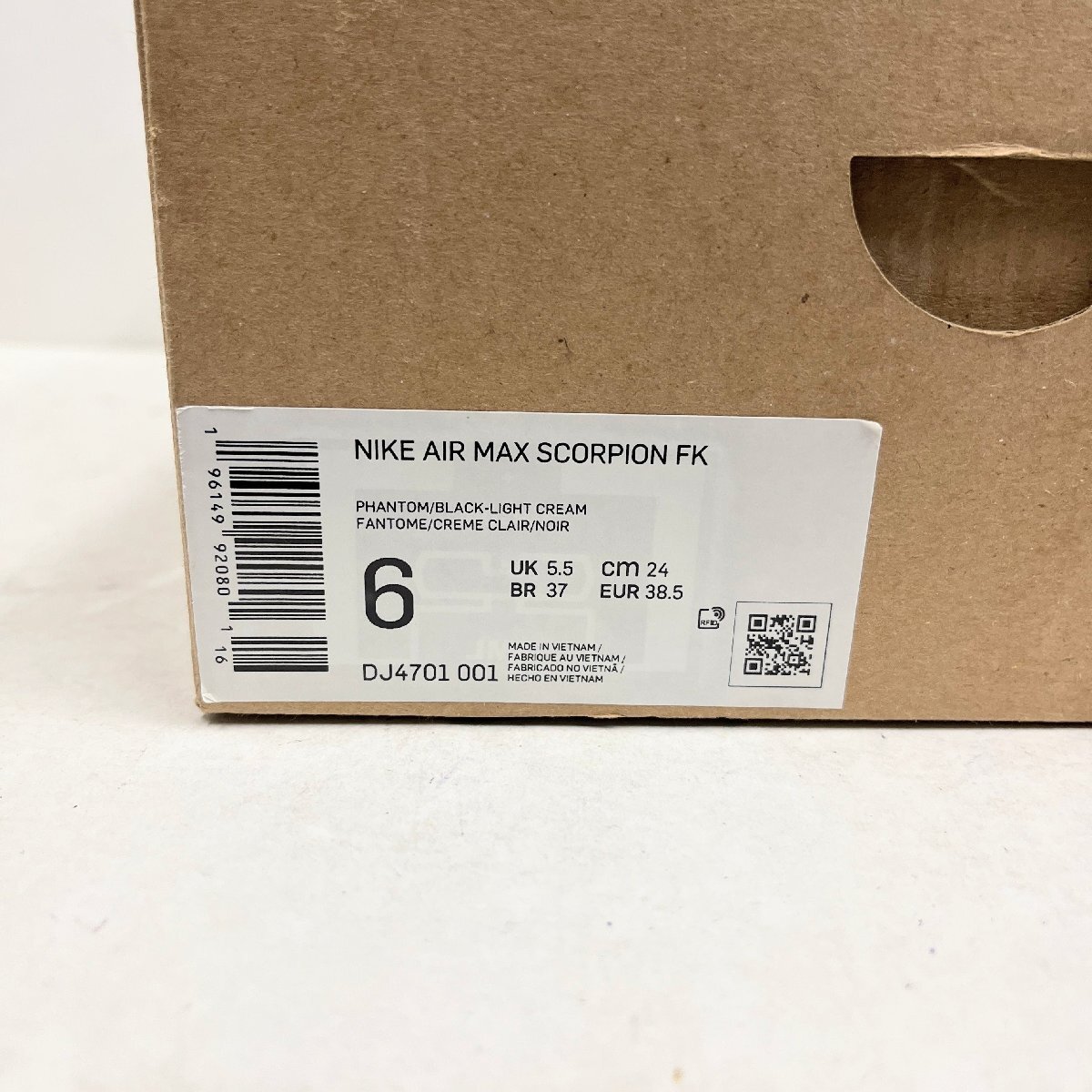 Yahoo!オークション - 24cm NIKE AIR MAX SCORPION FK DJ4701-001 ナイ...