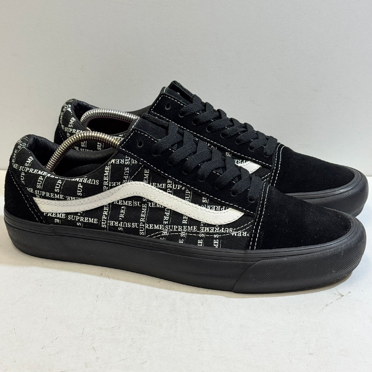 Yahoo!オークション - 27.5cm VANS OLD SKOOL PRO Supreme VN0A45JC2YW...