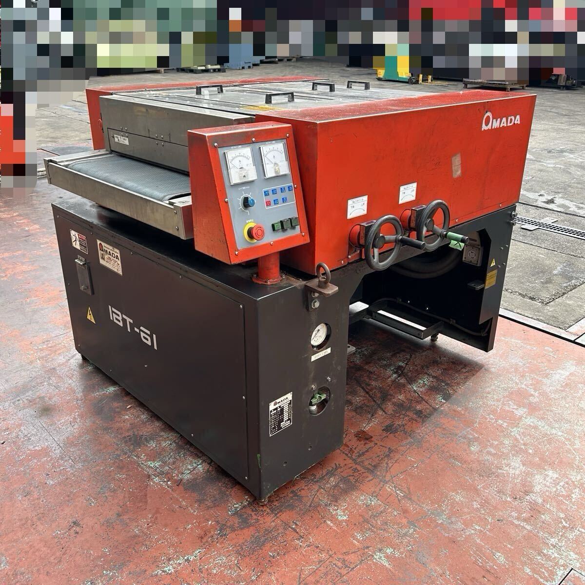 Yahoo!オークション - T2453 AMADA バリ取り機 IBT610Ⅱ 2002年製 切削...