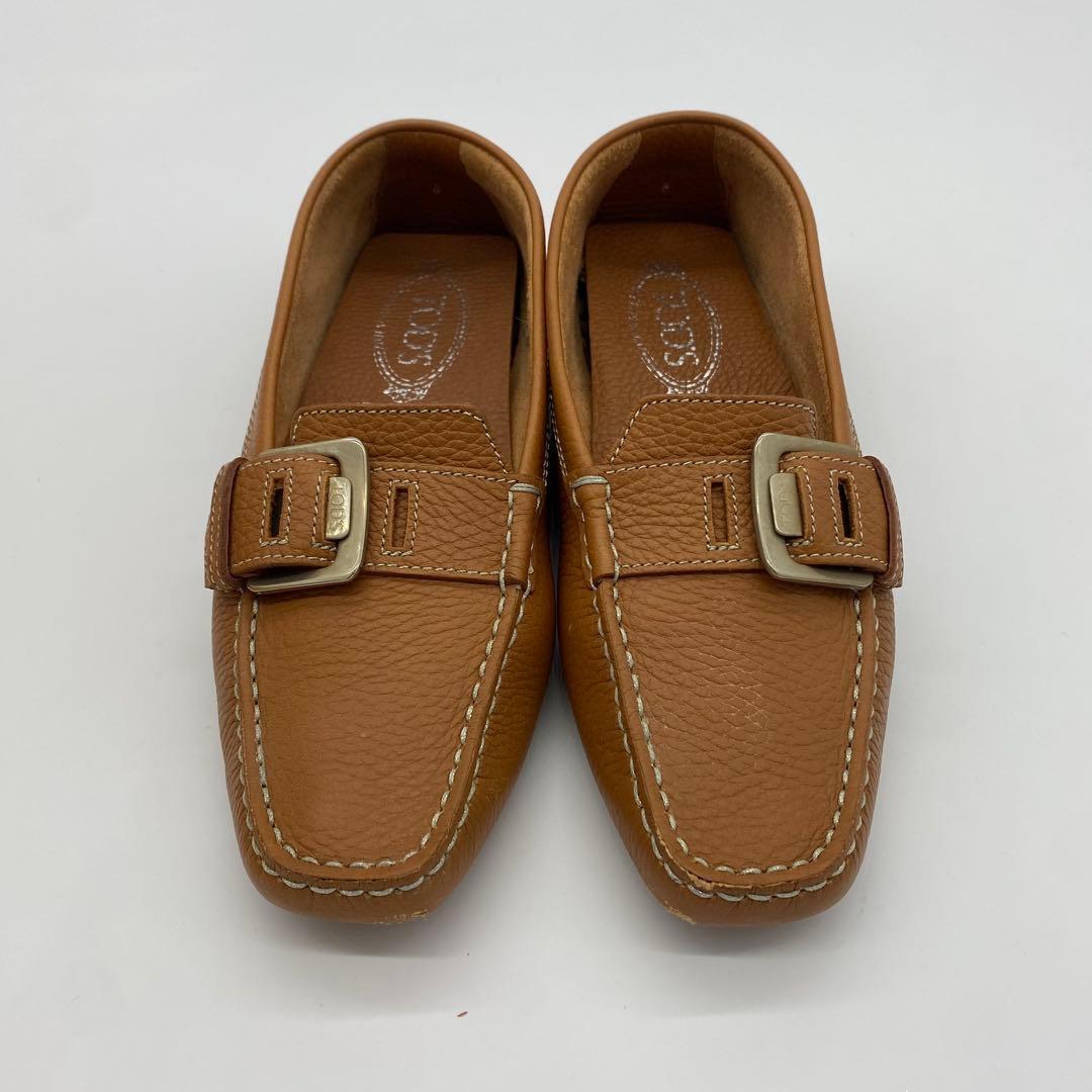 Yahoo!オークション - 美品 TOD'S トッズ ドライビングシューズ ブラウ...