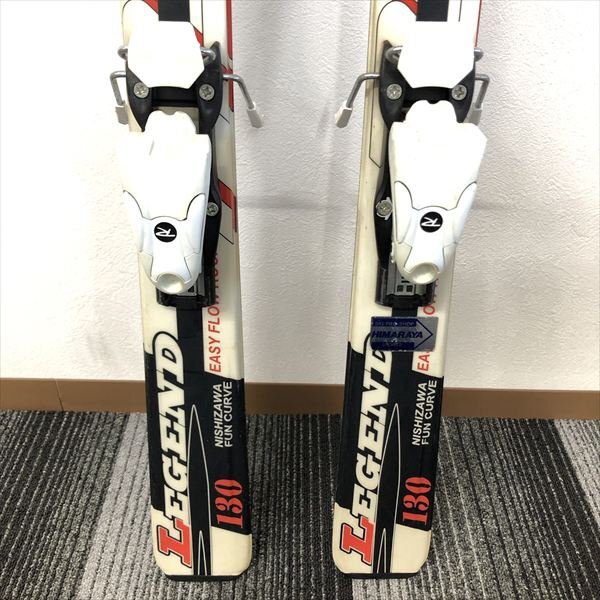 Yahoo!オークション - 542 NISHIZAWA ニシザワ スキー板 130cm レッド...