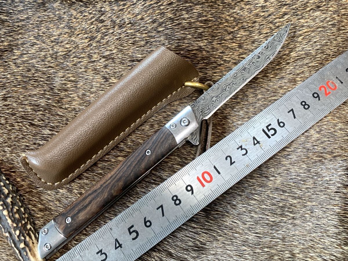 Yahoo!オークション - ダマスカス/M390 フォールディングナイフ ケース...