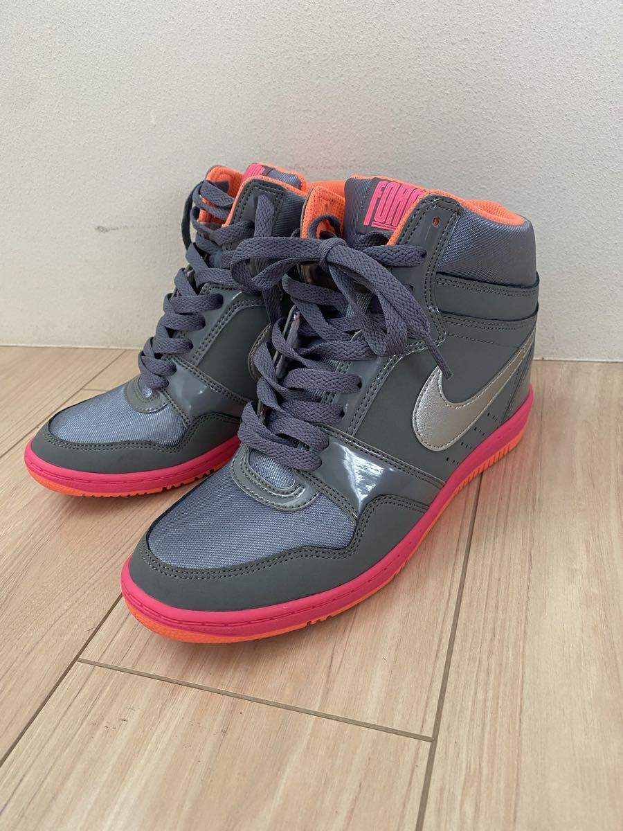 Yahoo!オークション - NIKE FORCE1 ハイ 24-20.4cm