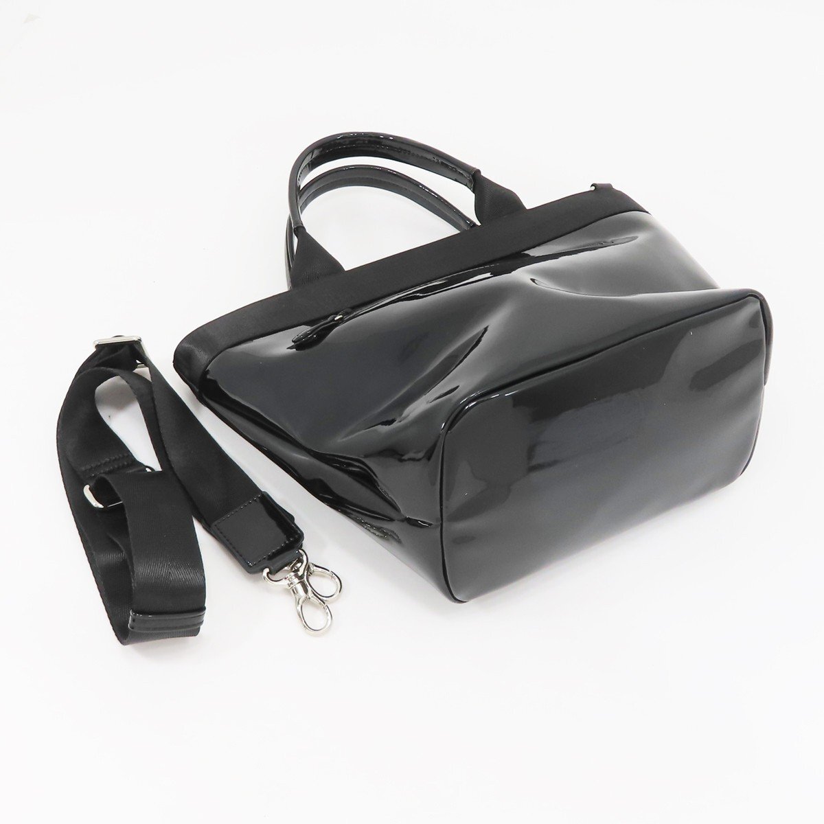 Yahoo!オークション - 【Kitamura キタムラ】2WAY トートバッグ ブラ...