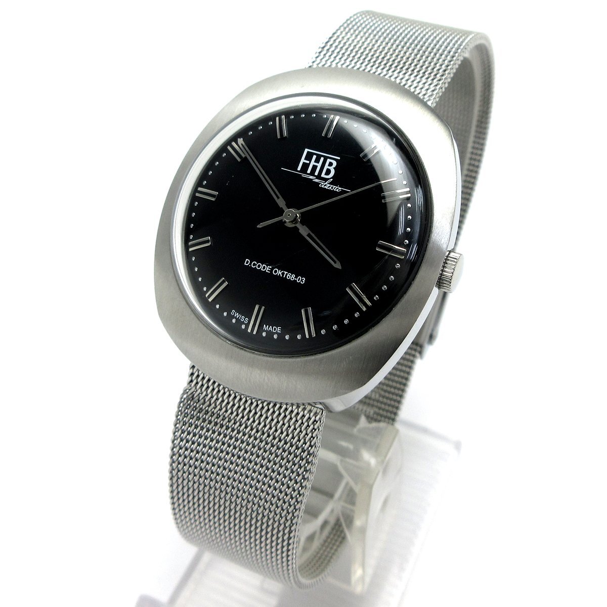 Yahoo!オークション - FHB ノア NOAH F930BK-MT メンズ 黒文字盤 時計 ...
