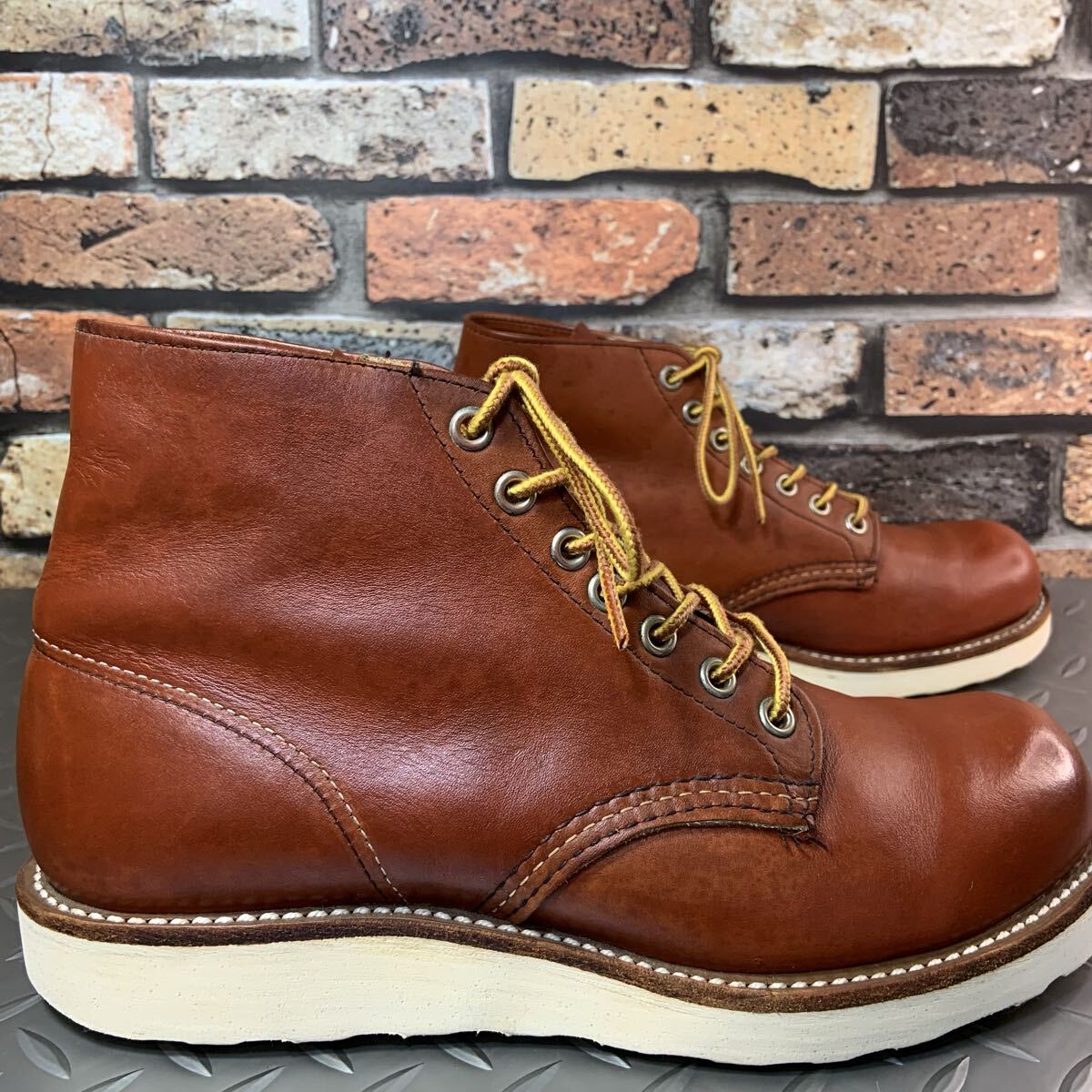 Yahoo!オークション - REDWING 8166 ワークブーツ 2003年製 US7D JP25...