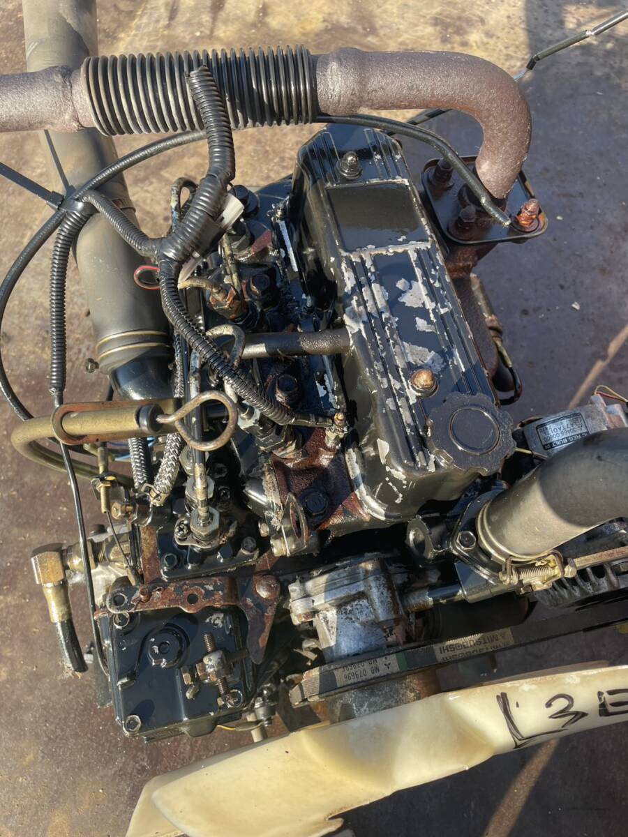 Yahoo!オークション - 【埼玉県杉戸町】三菱 3気筒 ディーゼルエンジン...