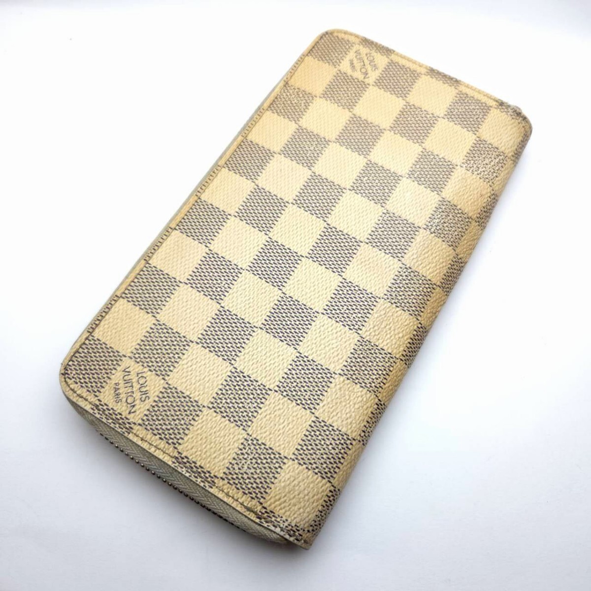 Yahoo!オークション - ルイヴィトン ジッピーウォレット 長財布 ダミエ...