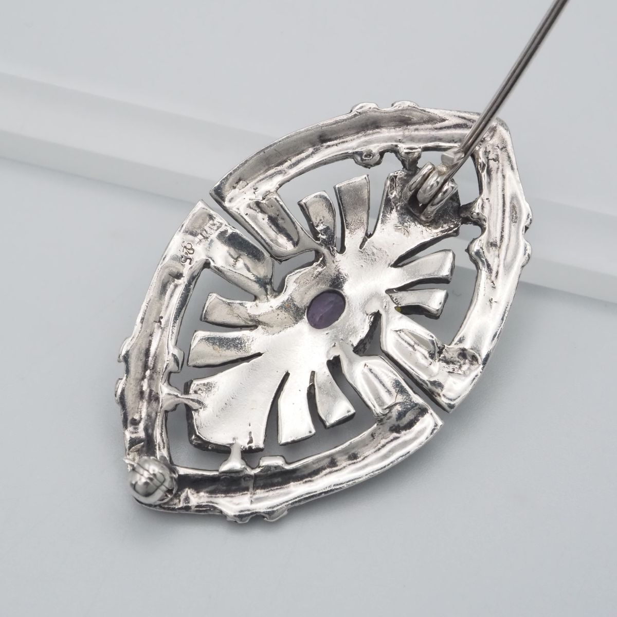 Yahoo!オークション - J005 アメジスト マーカサイト マルカジット 925...