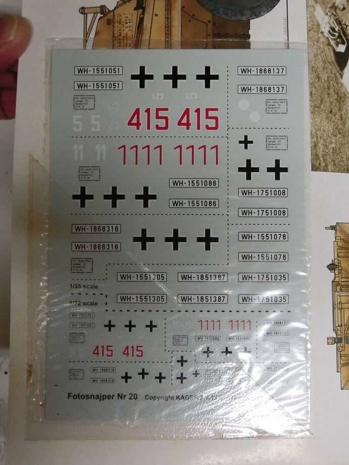 Yahoo!オークション - KAGERO SDKFZ234写真集 デカール付き(洋書 47ペ...