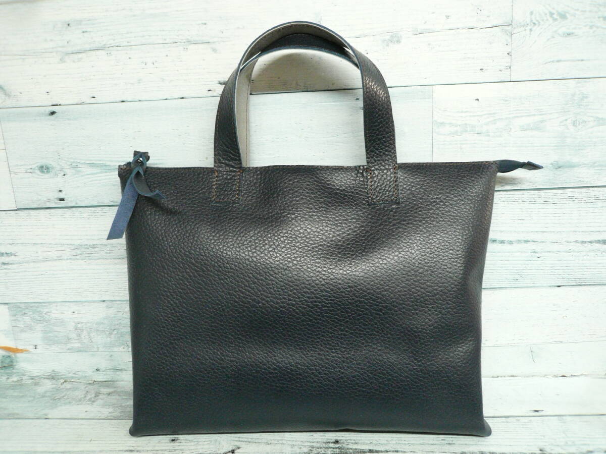 Yahoo!オークション - ファスナー付き【牛革トートバッグ ハンドバッグ...