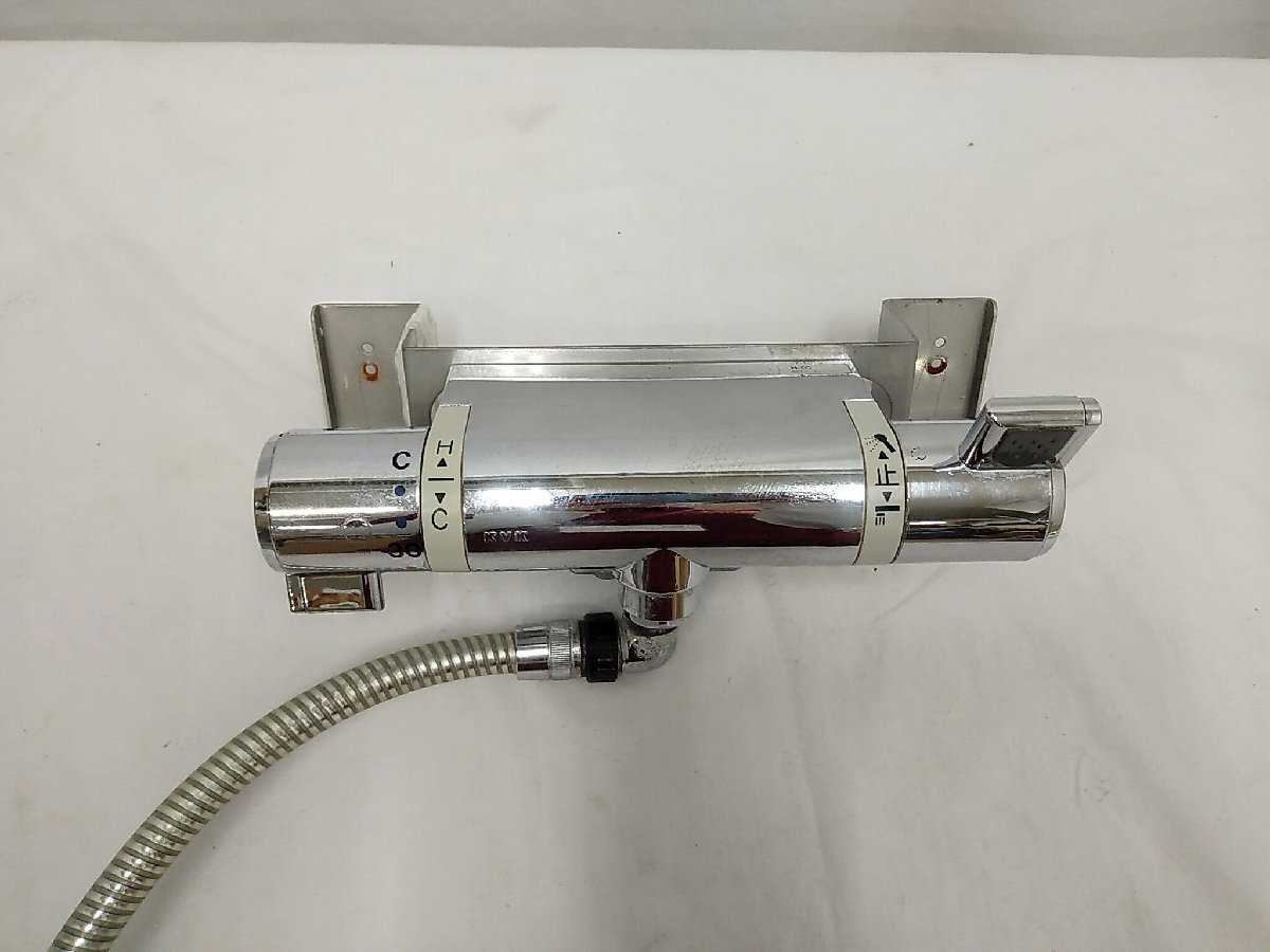 Yahoo!オークション - ジャンク品 KVK サーモスタット式シャワー 浴室...