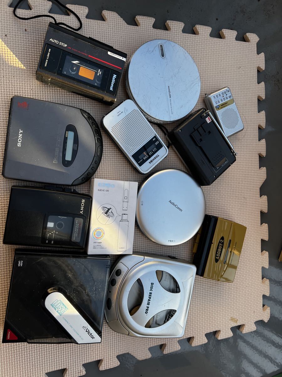 Yahoo!オークション - ポータブルCDプレーヤー ポータブルカセットプレ...