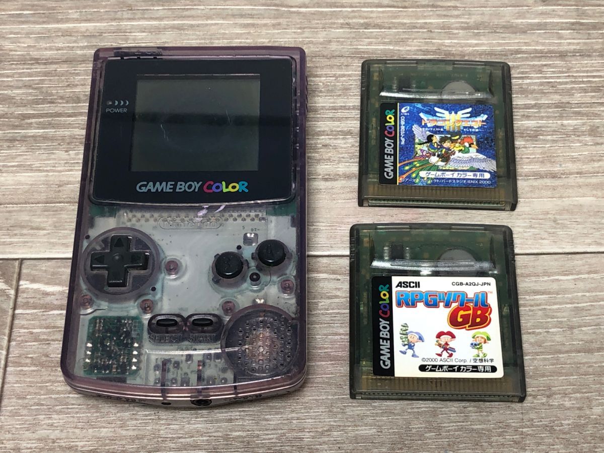 Yahoo!オークション - 11/075【ジャンク】GAMEBOY COLOR ゲームボーイ...