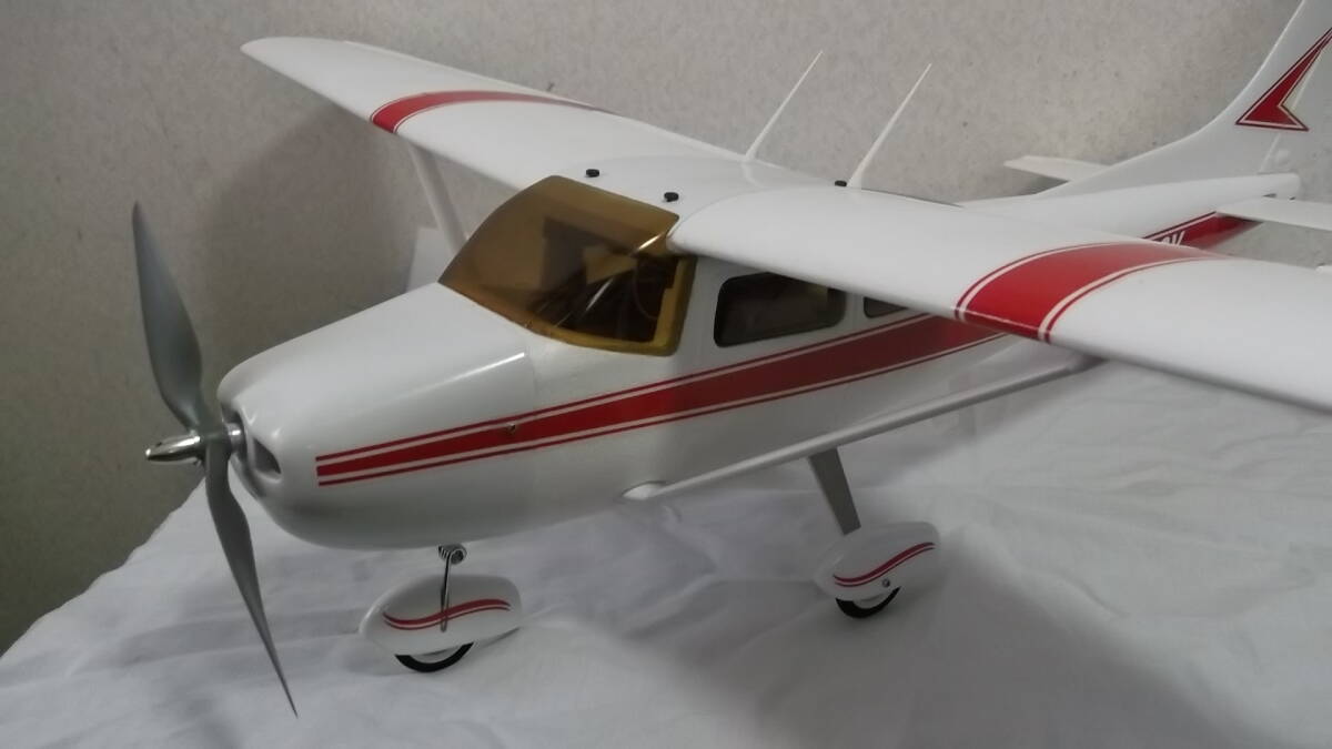 Yahoo!オークション - ラジコン飛行機電動 サンダータイガー セスナ182...