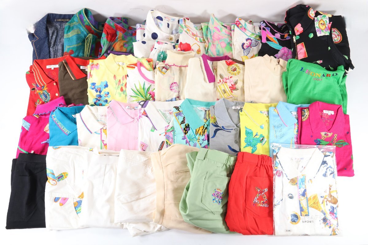 Yahoo!オークション - 【36点】LEONARD レオナール トップス セットア...