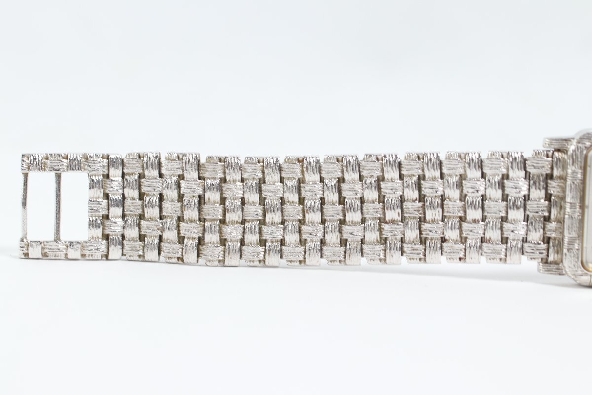 Yahoo!オークション - CYMA シーマ 607 スクエア シルバー文字盤 クオ...