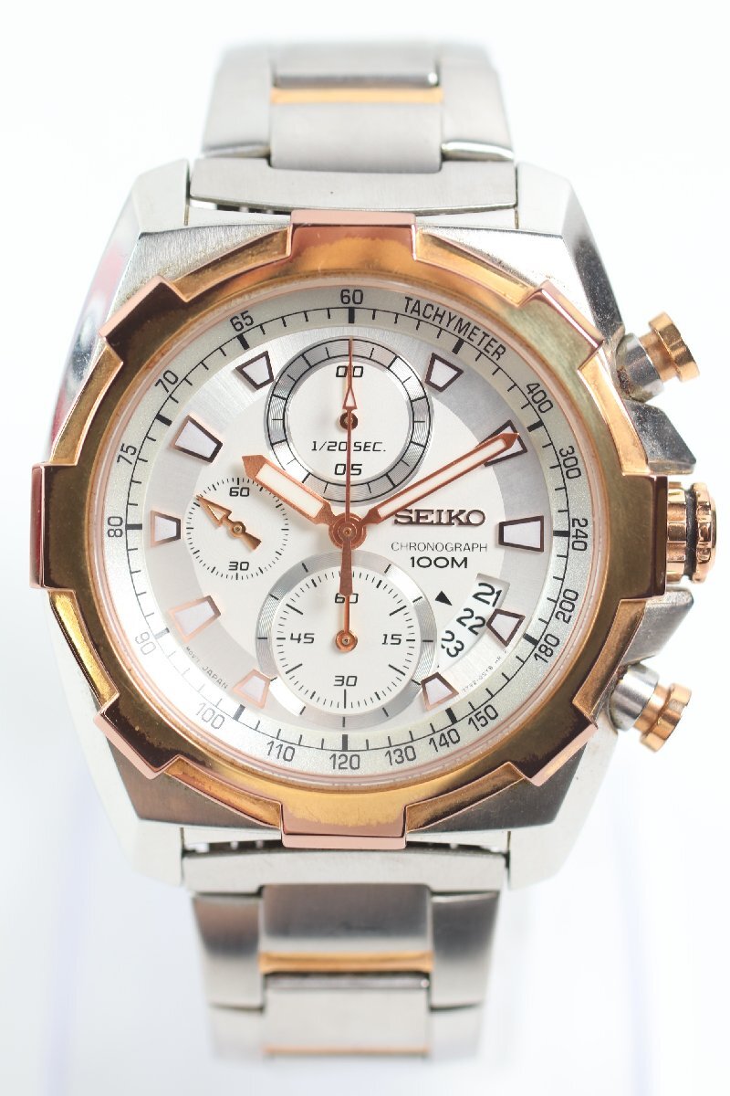 Yahoo!オークション - SEIKO セイコー CHRONOGRAPH クロノグラフ 100M...