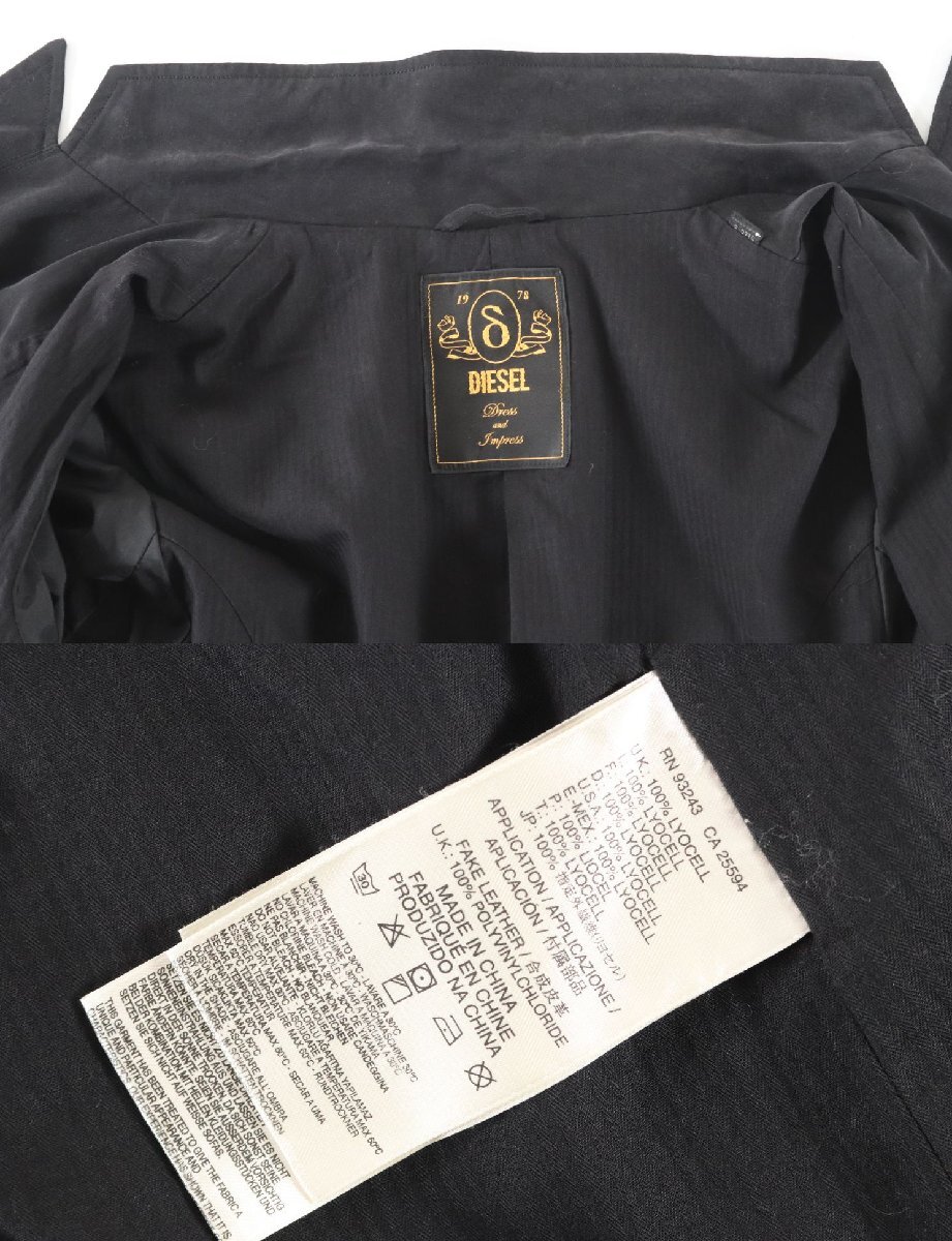 Yahoo!オークション - Diesel ディーゼル テーラードジャケット シング...