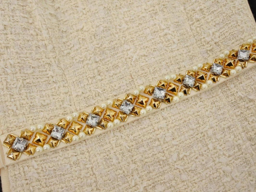 Yahoo!オークション - EPOCA エポカ ウール100% ツイード 切替 Iライン...