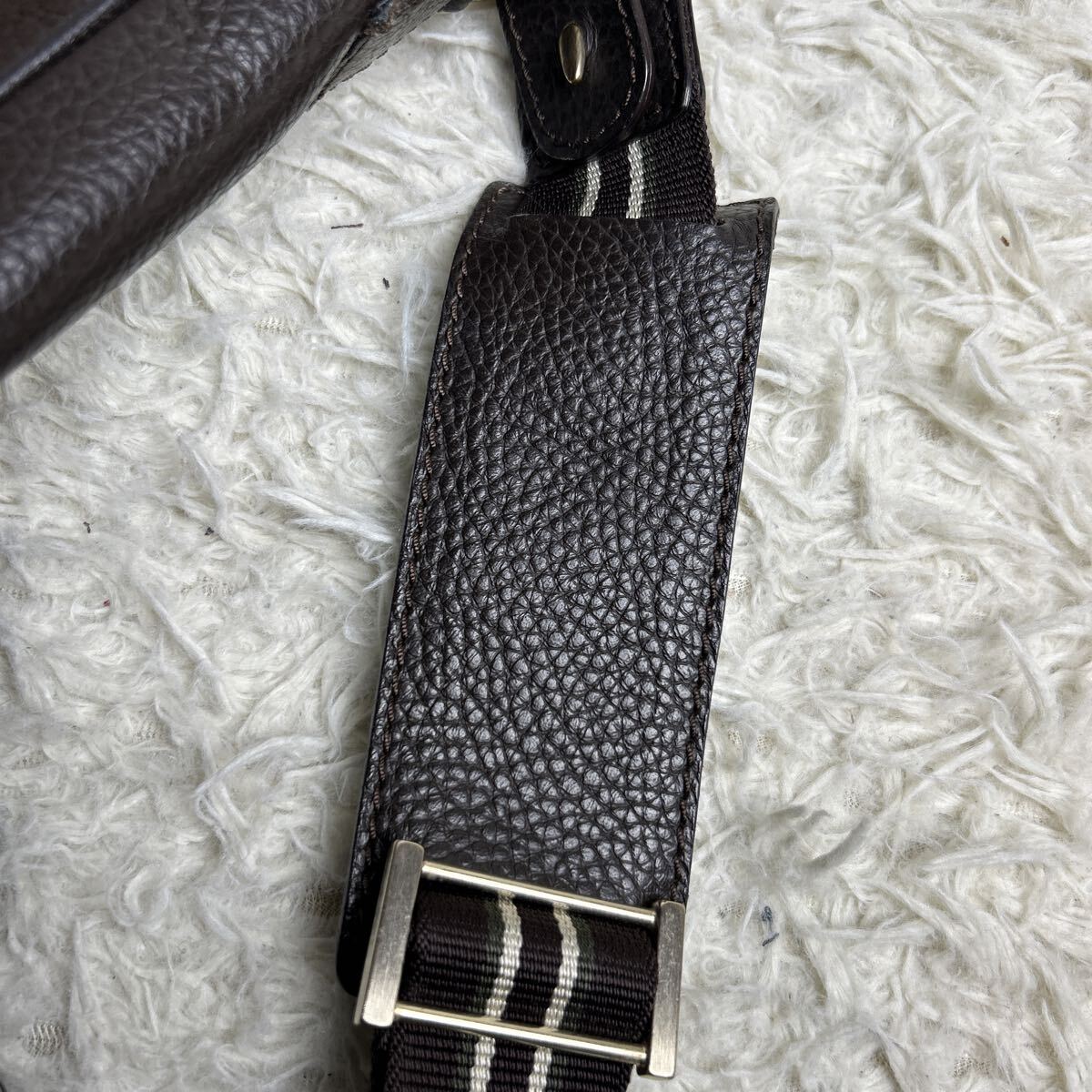 Yahoo!オークション - 【美品】dunhill ダンヒル シボ革 本革 レザー ...