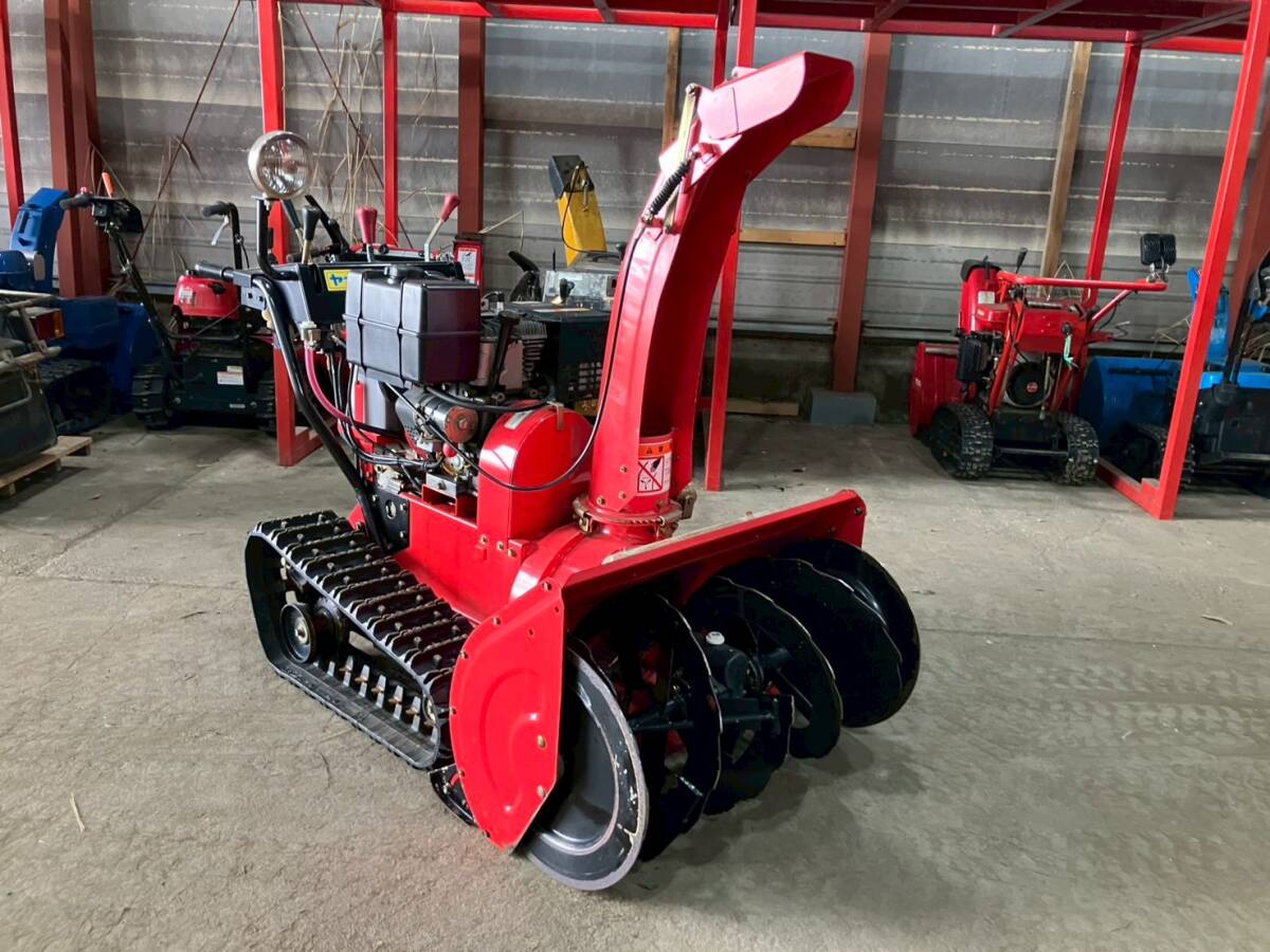 Yahoo!オークション - 除雪機 YANASE/ヤナセ スノースロワー 88HST 動...