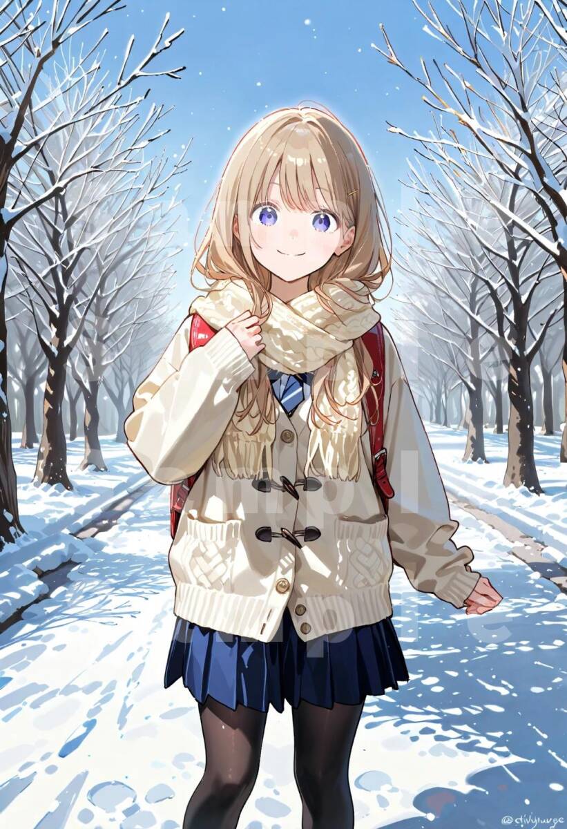 Yahoo!オークション - オリジナル一点物 制服 A4 ポスター 美女 コスプ...