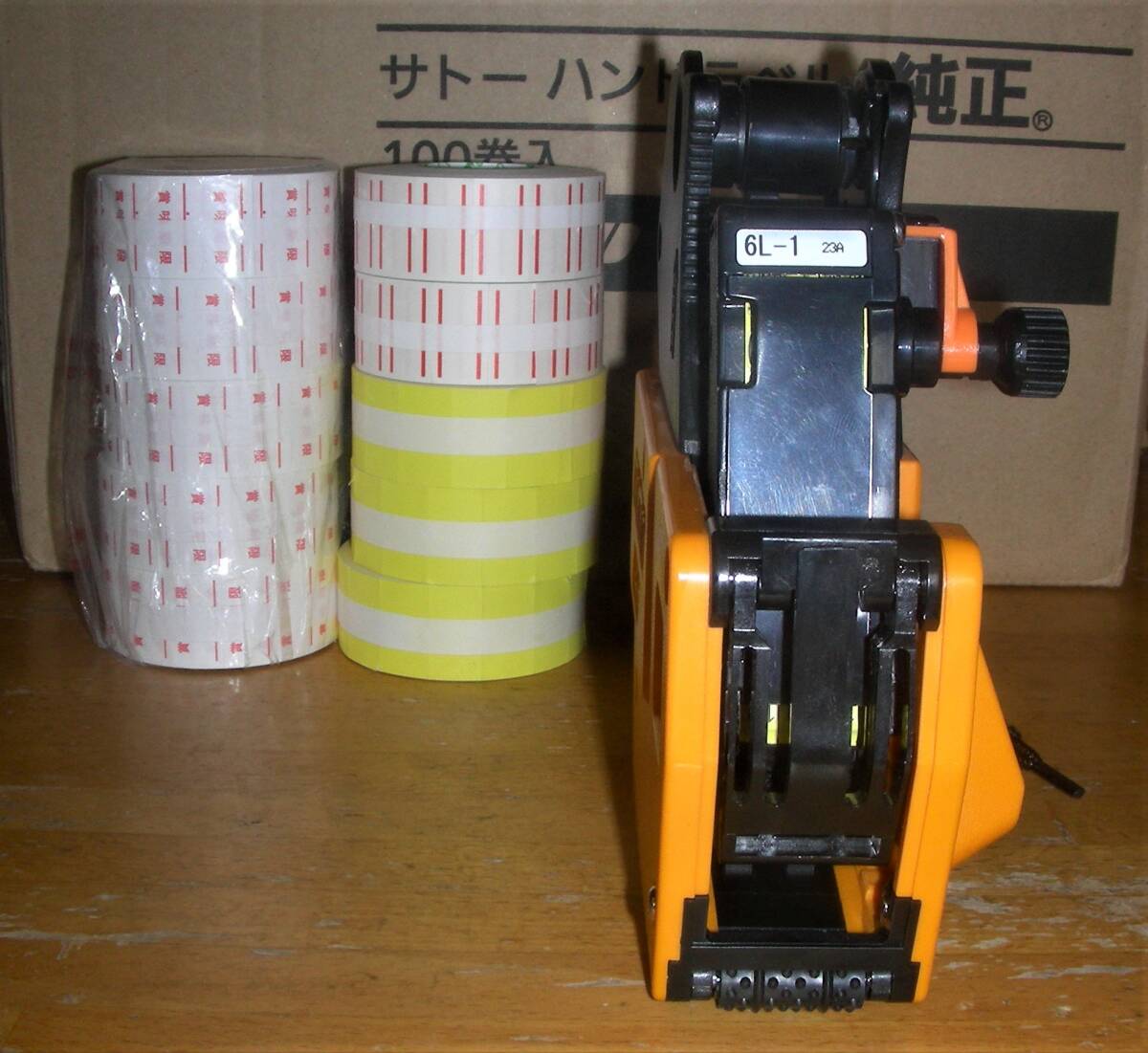 Yahoo!オークション - SATO SPハンドラベラー 6L-1（6桁印字） 印字O...