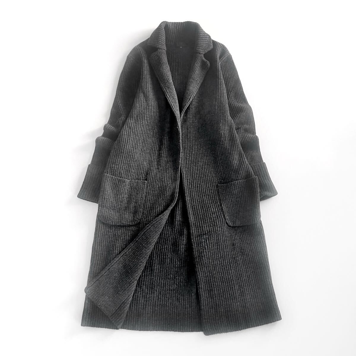 Yahoo!オークション - 【定価3.1万】iCB アイシービー ロングニットカ...