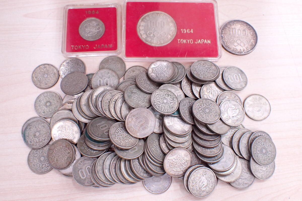 Yahoo!オークション - 銀貨 東京オリンピック 稲穂 鳳凰 1000円銀貨 10...