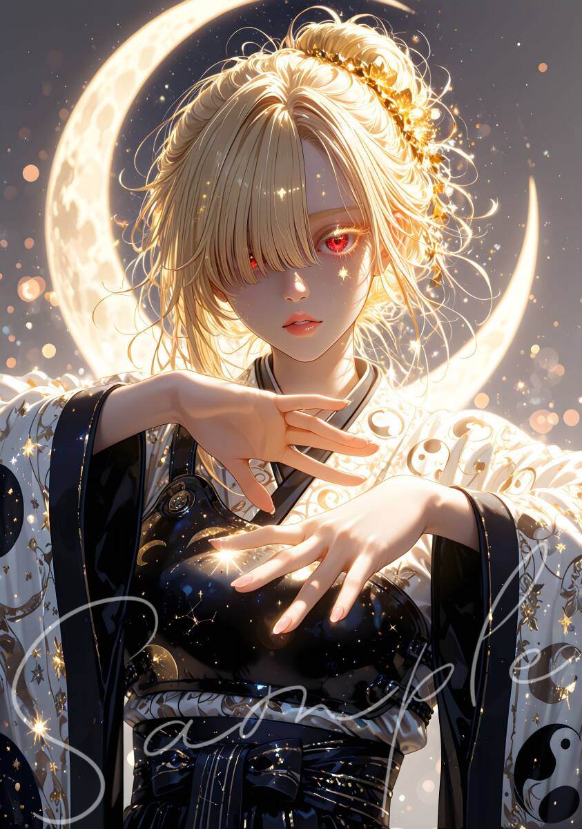 Yahoo!オークション - 【モモアート】アートポスター A4 1点限定 オリ...