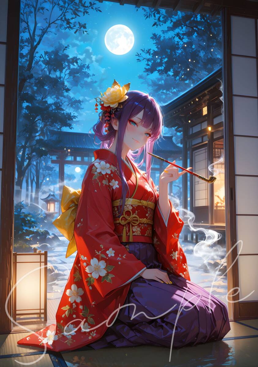 Yahoo!オークション - 【モモアート】アートポスター A4 1点限定 オリ...