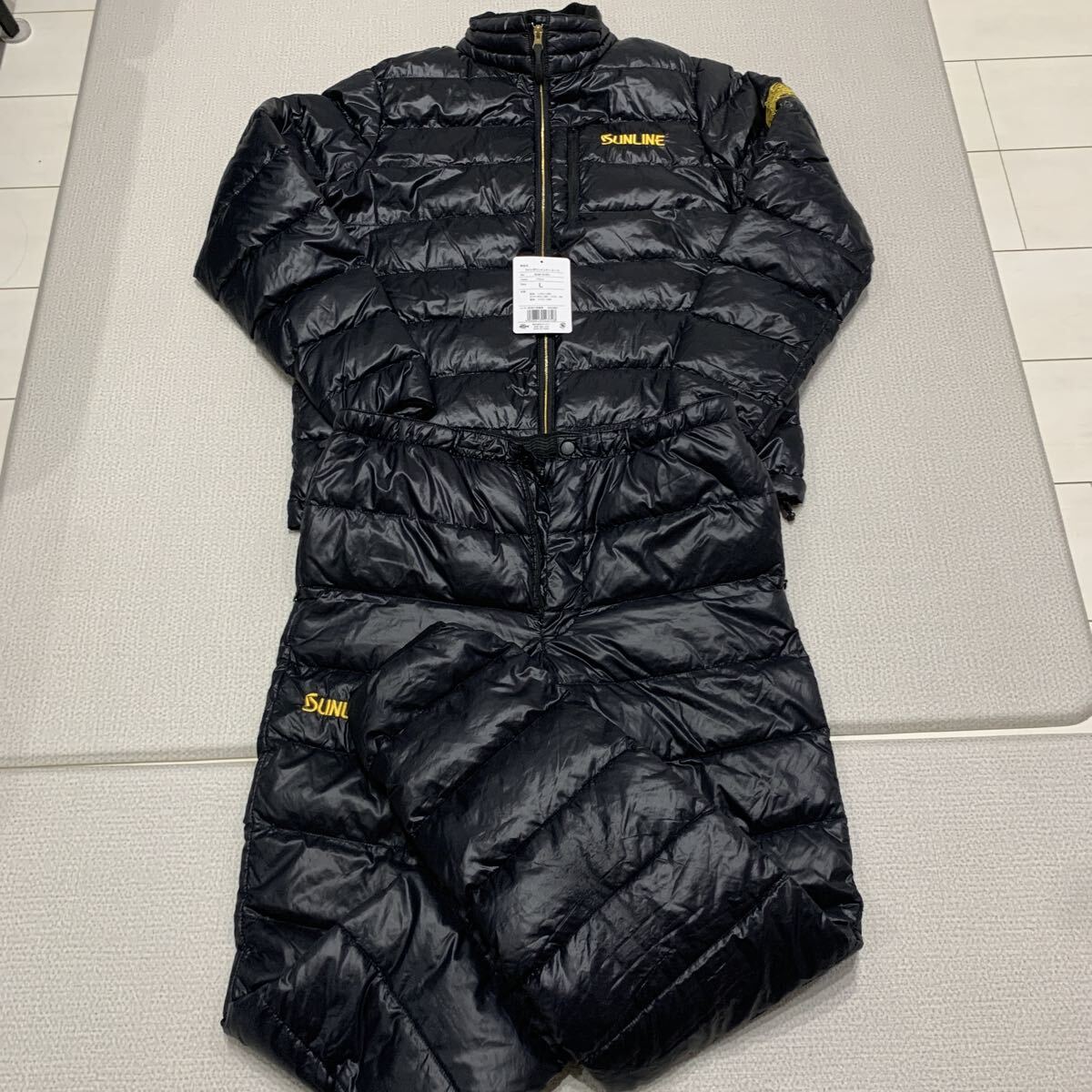 Yahoo!オークション - 美品 サンライン ダウン ウエア 防寒 ウォームア...
