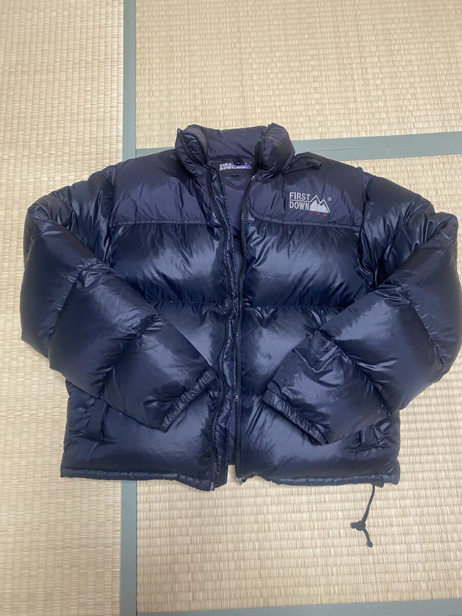 Yahoo!オークション - ビンテージ ファーストダウン ブラック L 美品