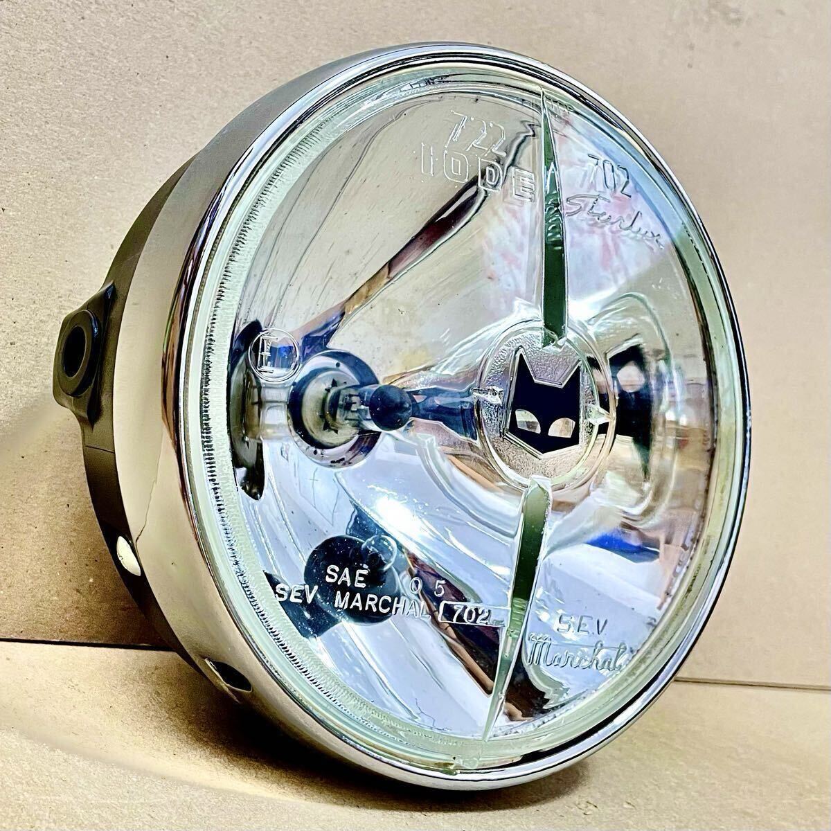 Yahoo!オークション - 当時物 マーシャル 722 キャッツアイ ヘッドライ...