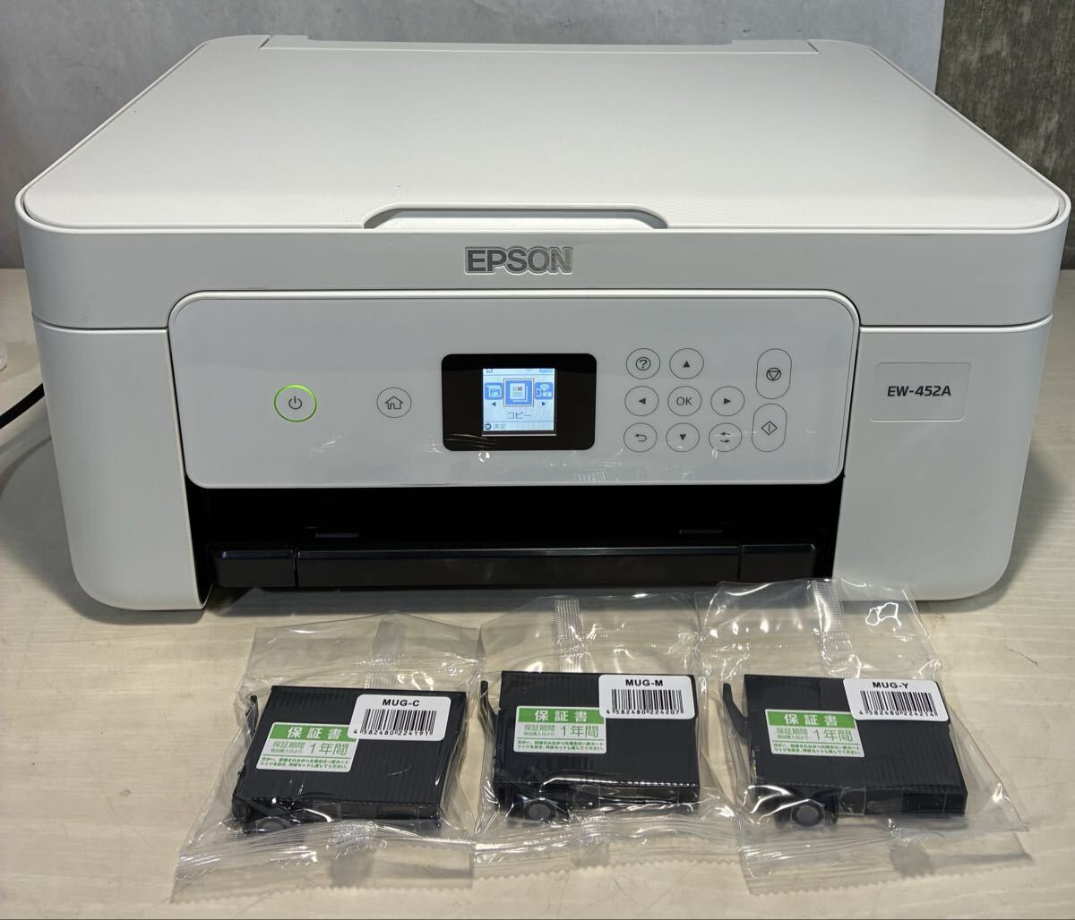 Yahoo!オークション - 2023年製 EPSON インクジェット複合機 EW-452A ...