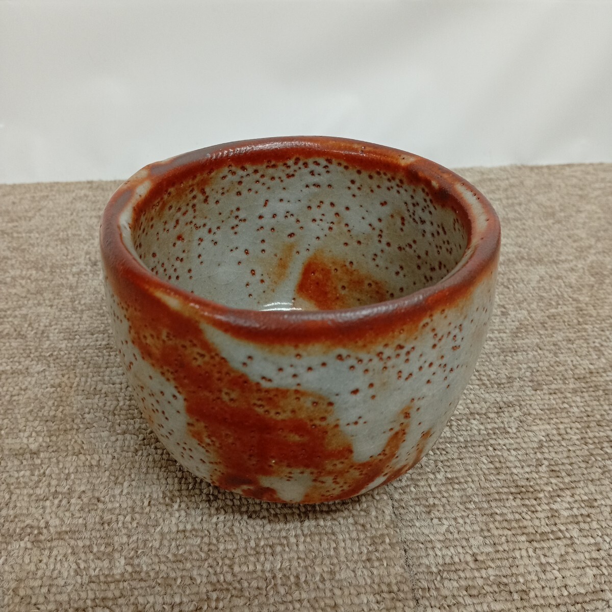 Yahoo!オークション - usB-902 嵐志野 抹茶碗 百仙作 茶碗 陶器 茶道具...